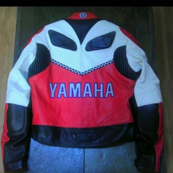 Yamaha | Other | Vintage Yamaha R6 Leather Racing Motorcycle Jacket ...